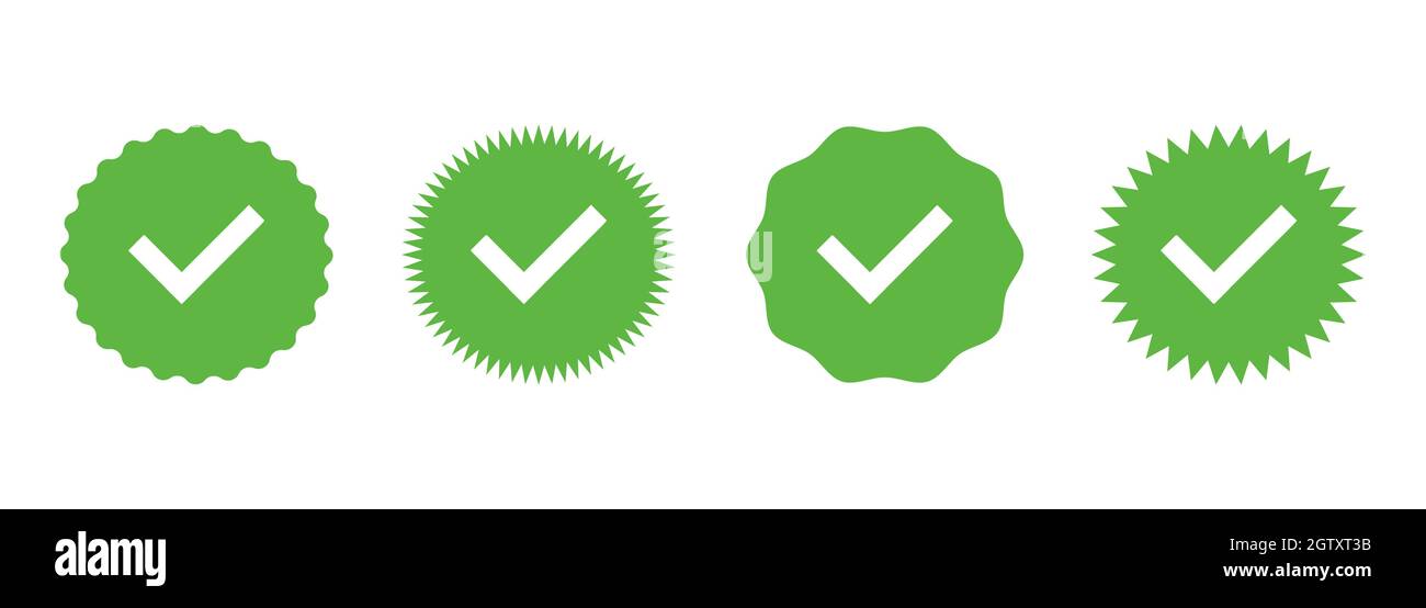Check marks. Check mark green vector icons. Profile verification check ... Check marks. Check mark green vector icons. Profile verification check ...