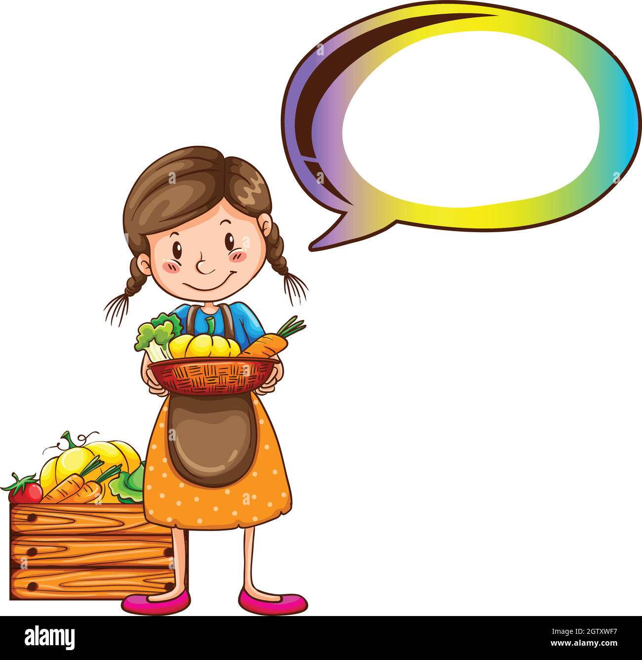 Selling crops Stock Vector Images - Alamy