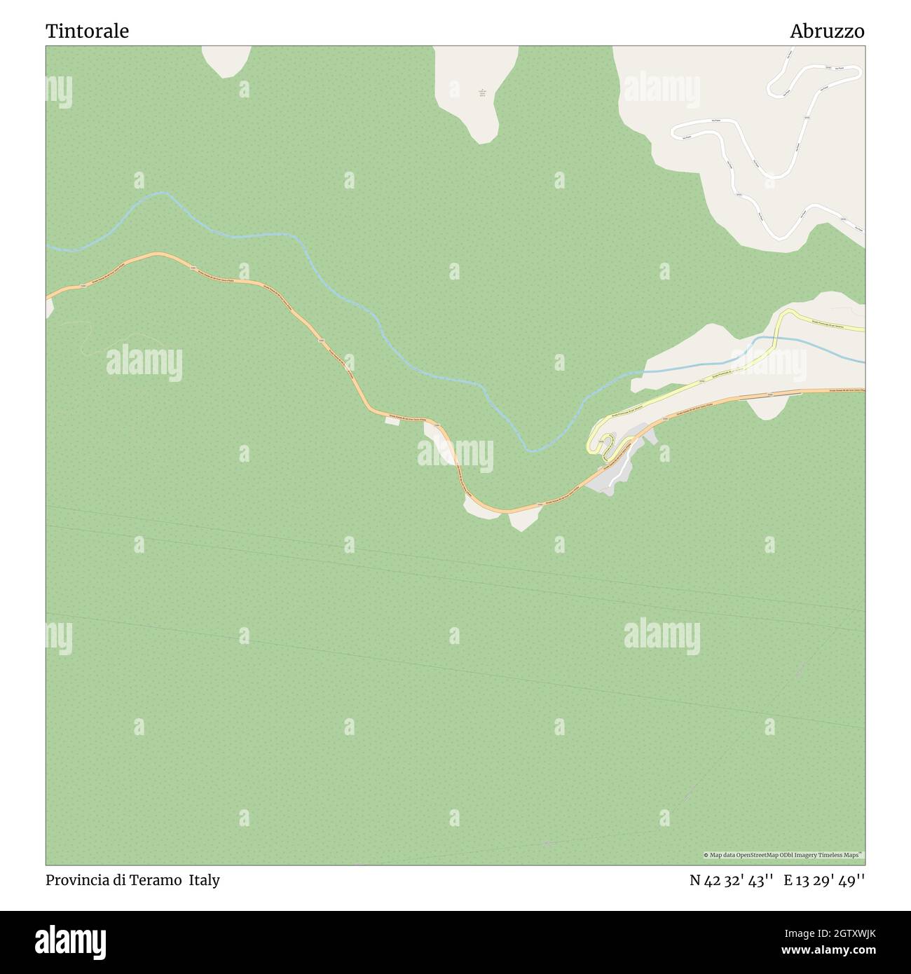 Tintorale, Provincia di Teramo, Italy, Abruzzo, N 42 32' 43'', E 13 29 ...