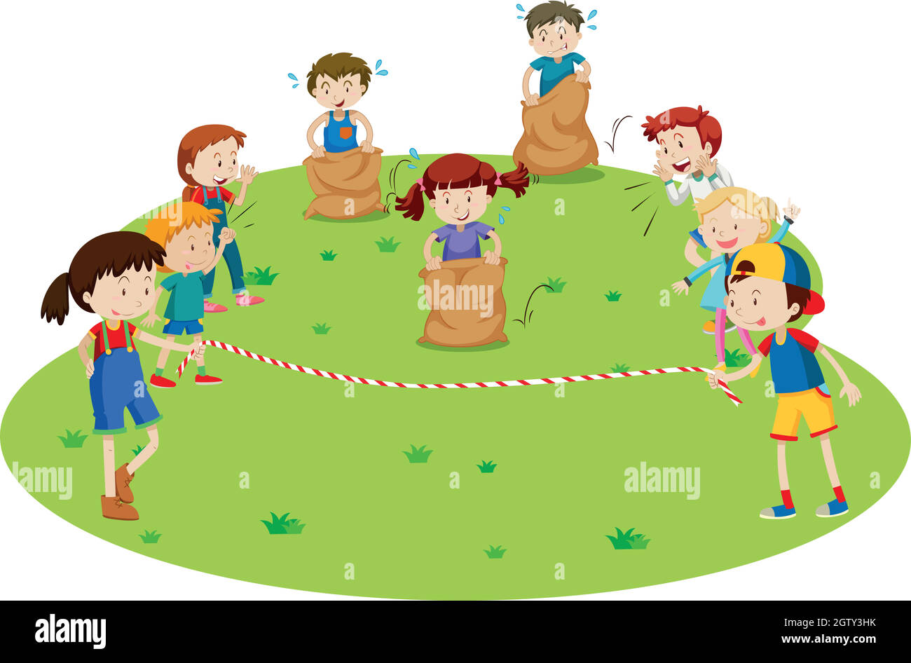 Children finish line Stock Vector Images - Alamy