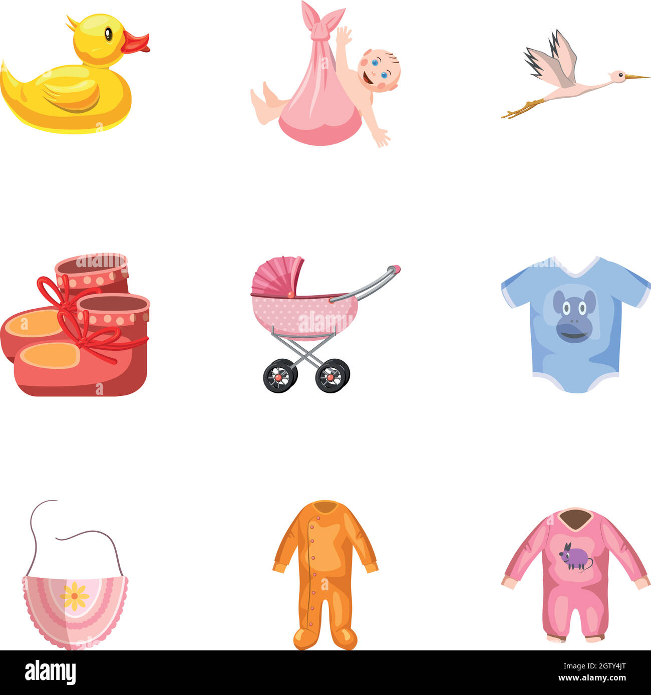 Child icons set, cartoon style Stock Vector Image & Art - Alamy