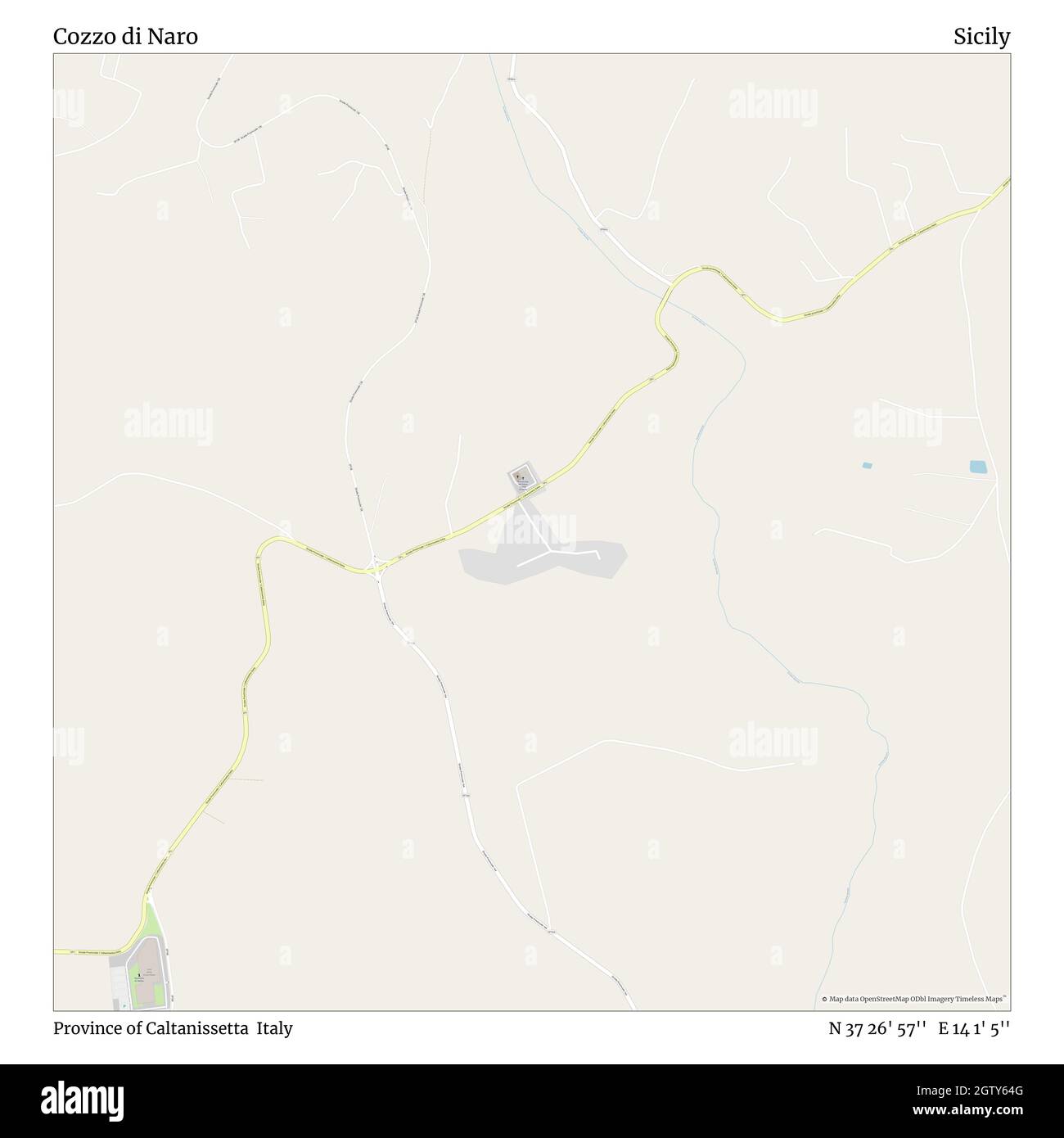 Cozzo di Naro, Province of Caltanissetta, Italy, Sicily, N 37 26' 57 ...