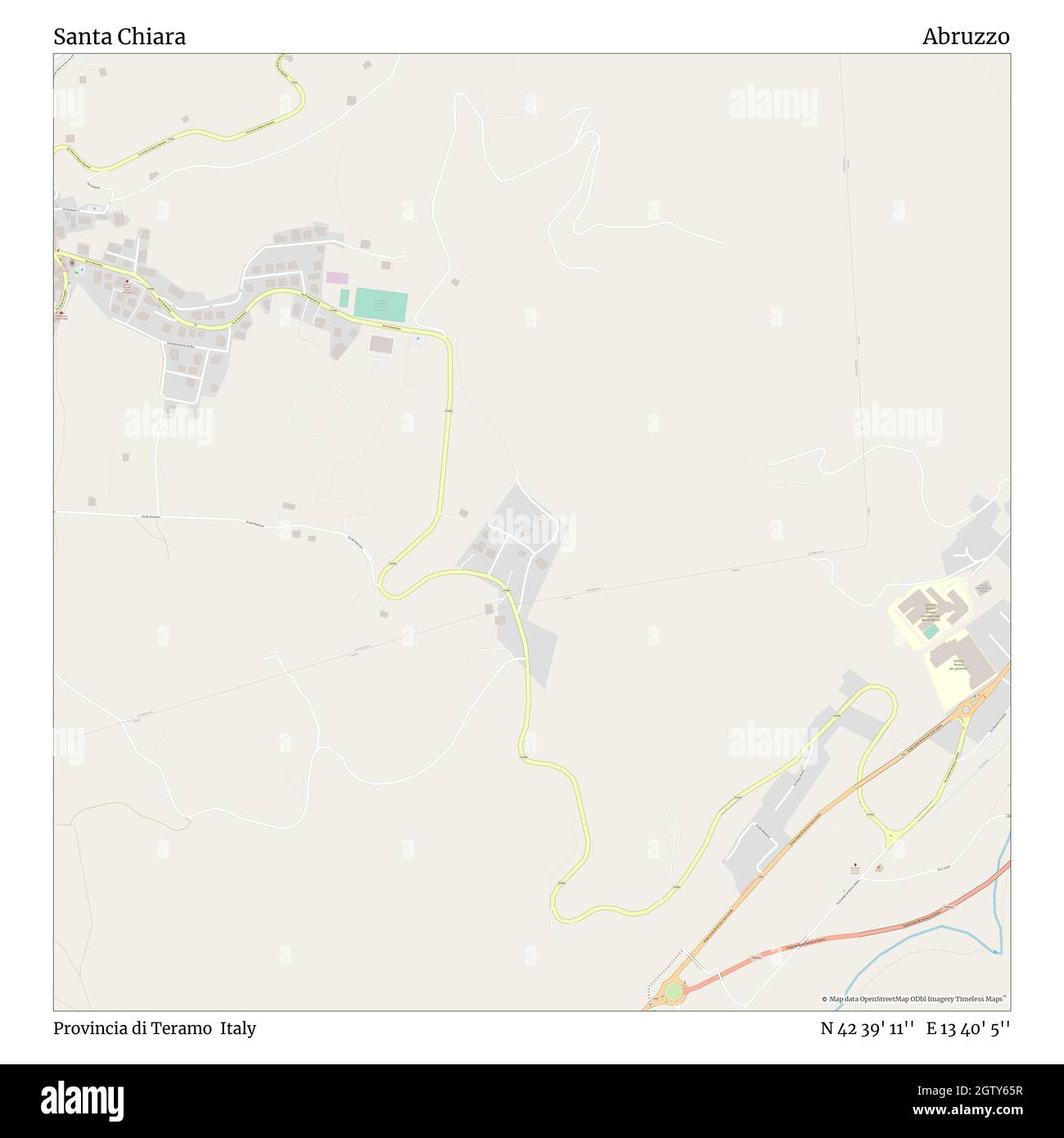 Santa Chiara, Provincia di Teramo, Italy, Abruzzo, N 42 39' 11'', E 13 ...