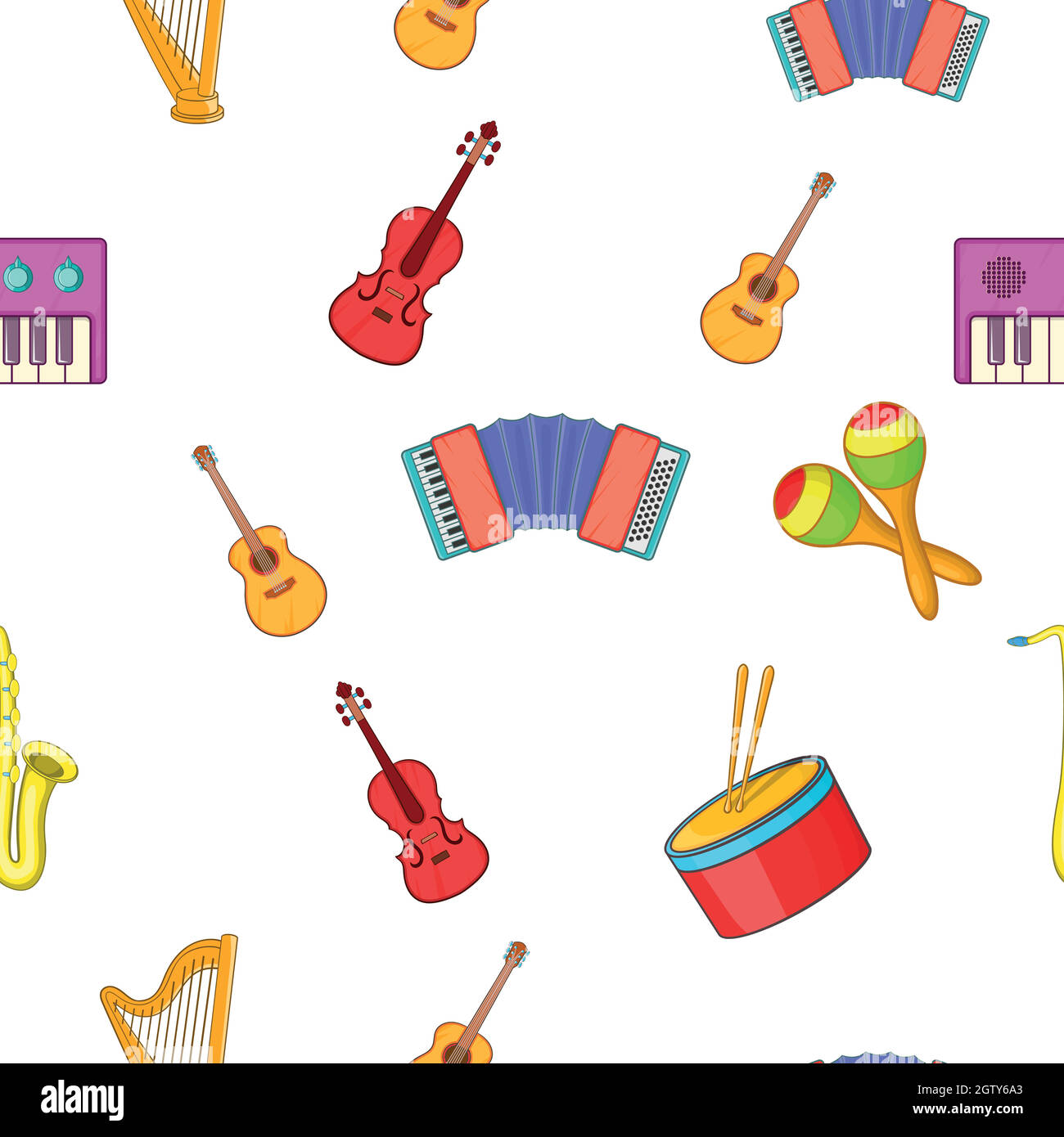 Guitar accordion pattern background hi-res stock photography and images ...