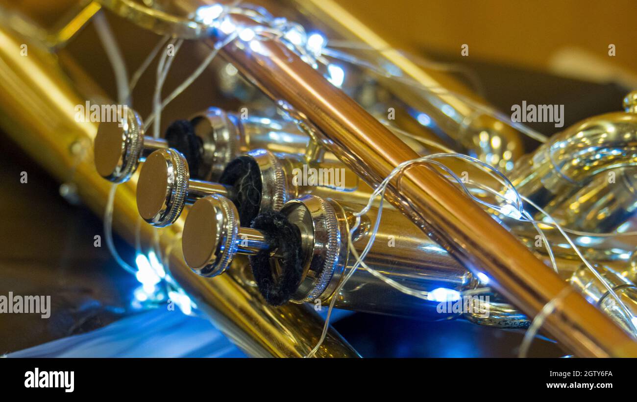 Trumpet instrument factory hi-res stock photography and images - Alamy