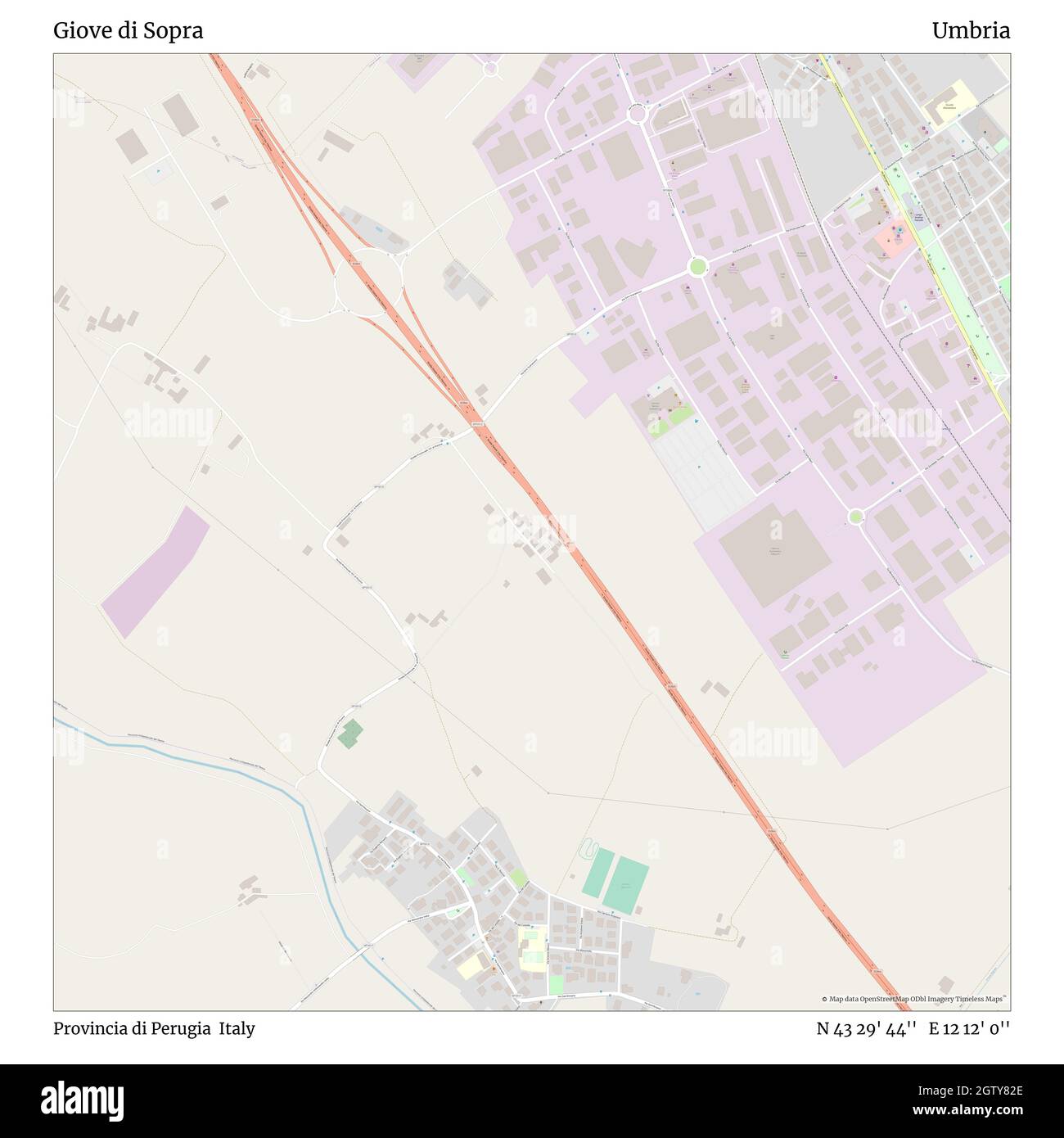 Giove di Sopra, Provincia di Perugia, Italy, Umbria, N 43 29' 44'', E ...