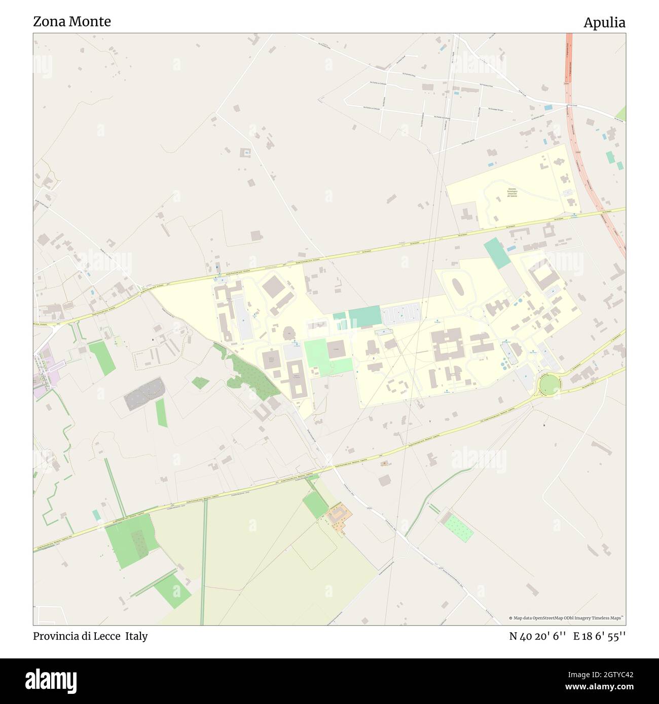 Map of lecce hi-res stock photography and images - Alamy