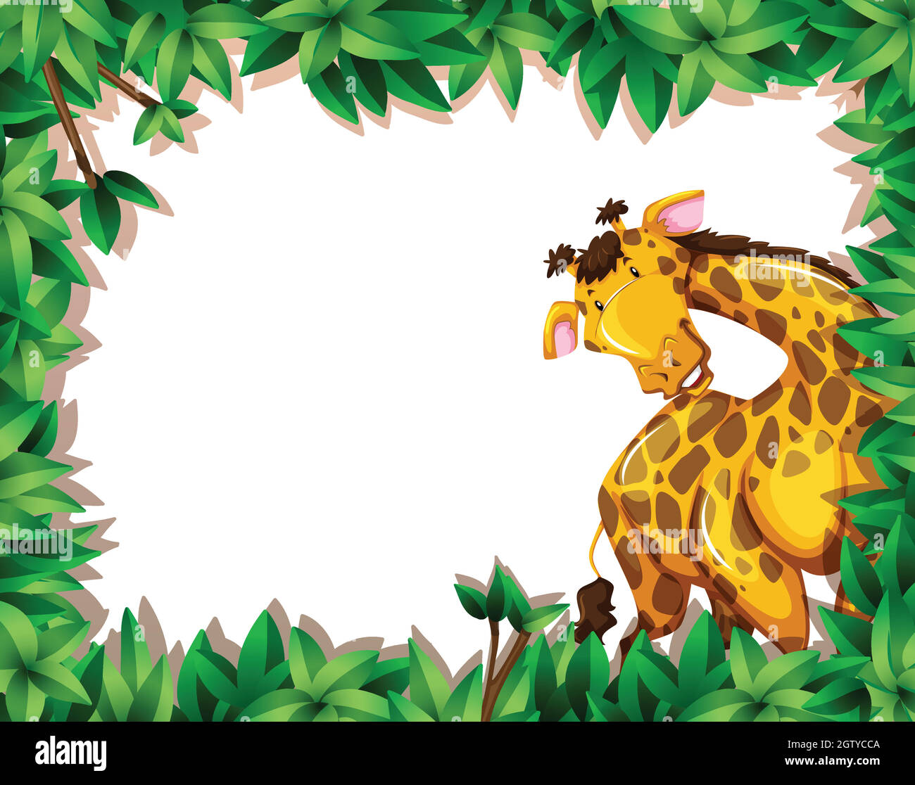 Giraffe scene hi-res stock photography and images - Alamy