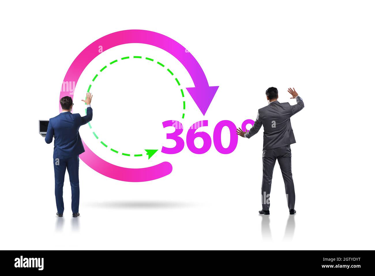 360 degree customer view for the marketing purposes Stock Photo - Alamy