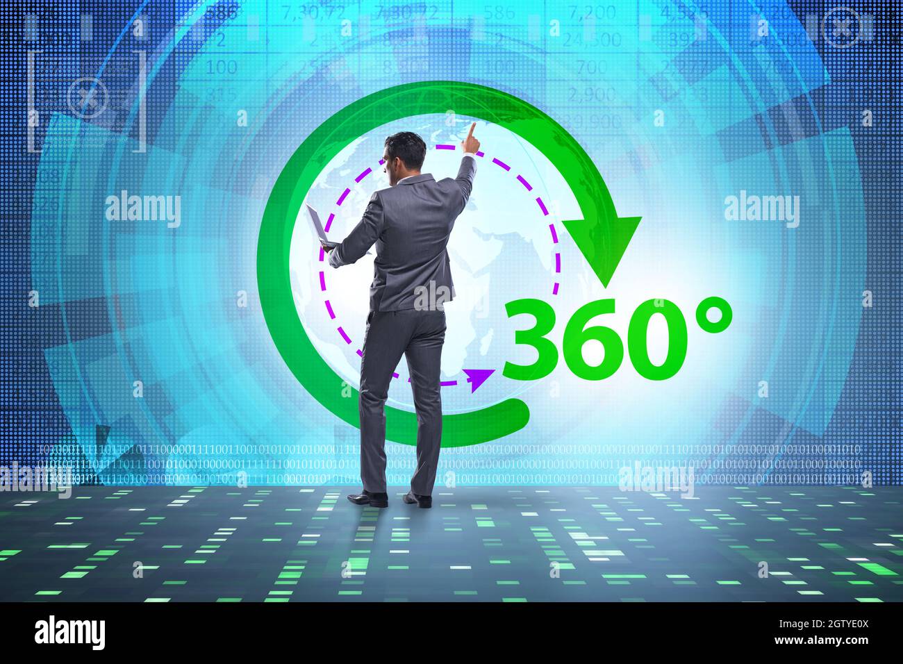 360 degree customer view for the marketing purposes Stock Photo - Alamy