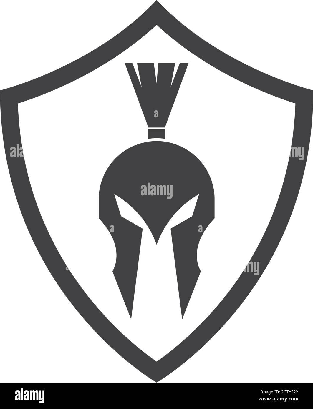 spartan logo vector icon template Stock Vector Image & Art - Alamy