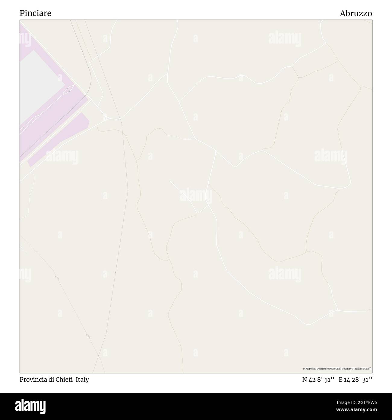Pinciare, Provincia di Chieti, Italy, Abruzzo, N 42 8' 51'', E 14 28 ...