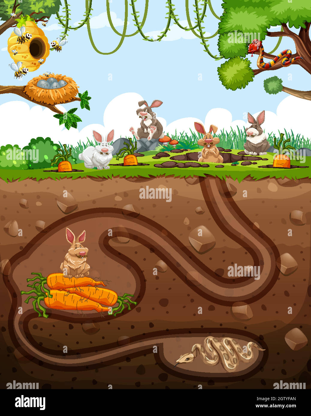 Underground animal hi-res stock photography and images - Alamy