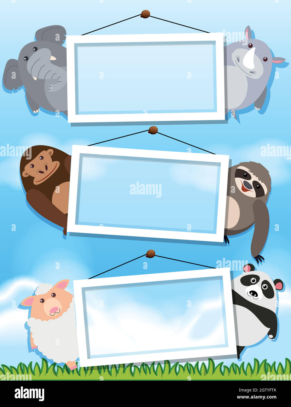 Empty sky Stock Vector Images - Alamy