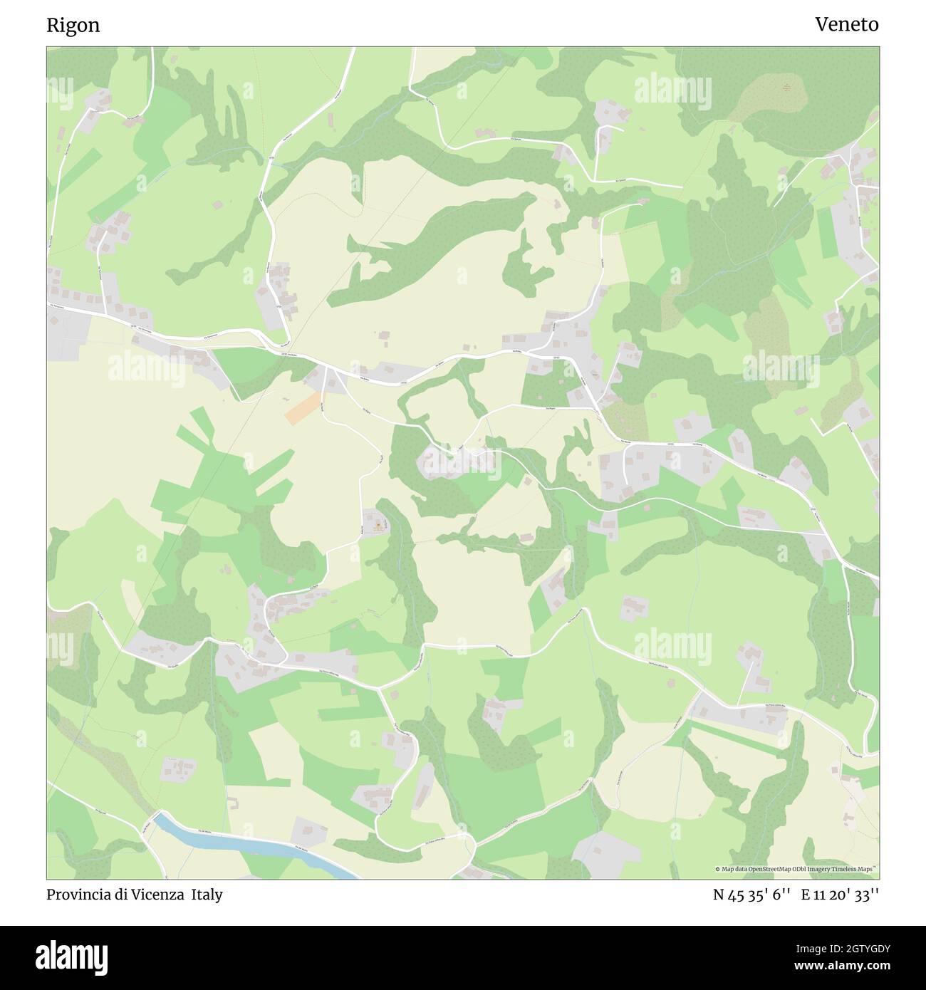 Rigon, Provincia di Vicenza, Italy, Veneto, N 45 35' 6'', E 11 20' 33 ...