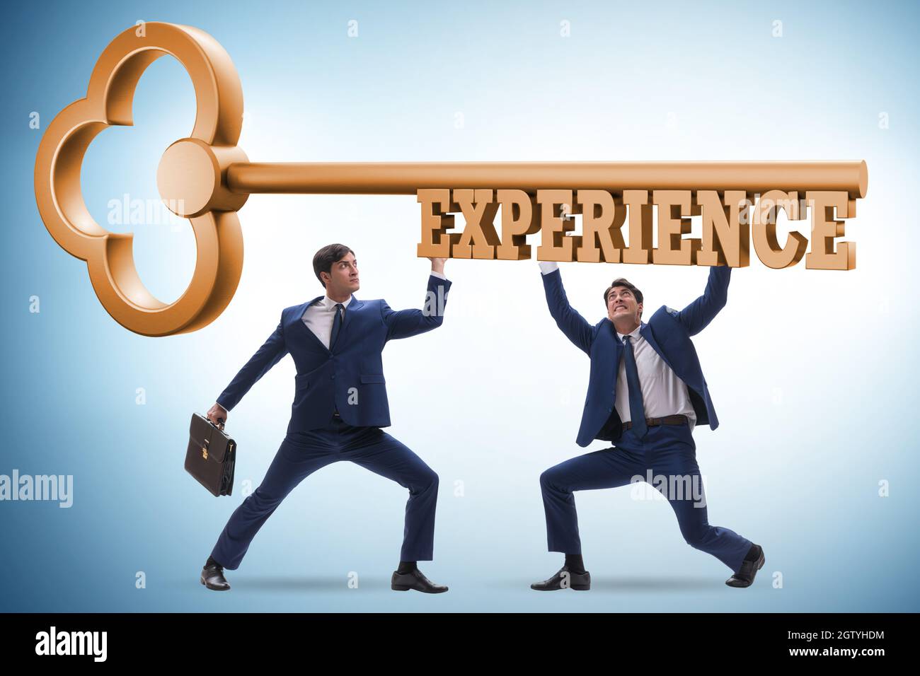 Experience and competence concept with the key Stock Photo - Alamy