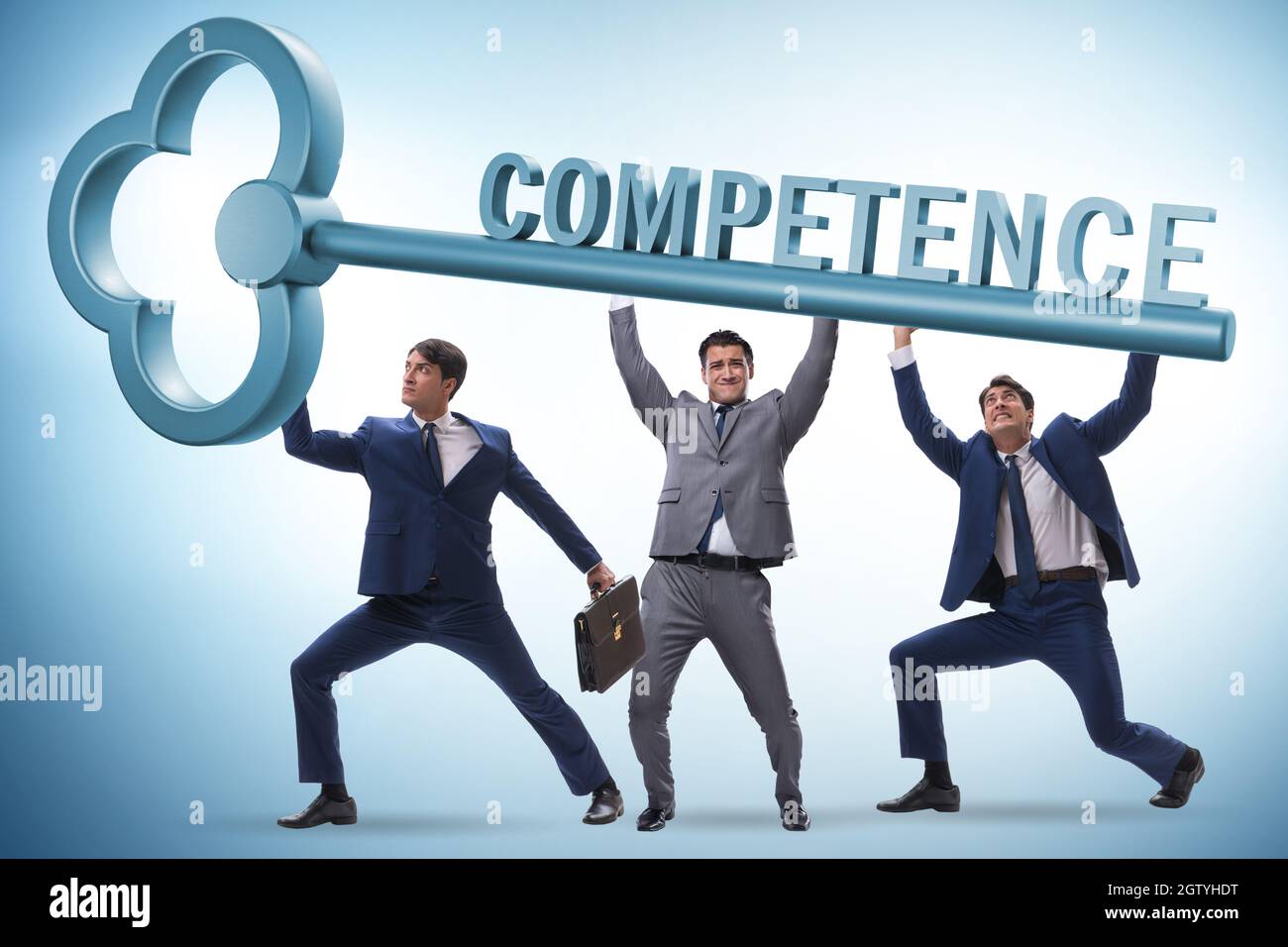 Experience and competence concept with the key Stock Photo - Alamy