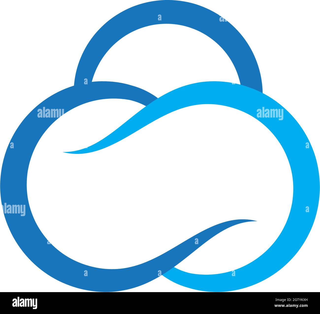 cloud technology vector logo template design vector Stock Vector Image ...