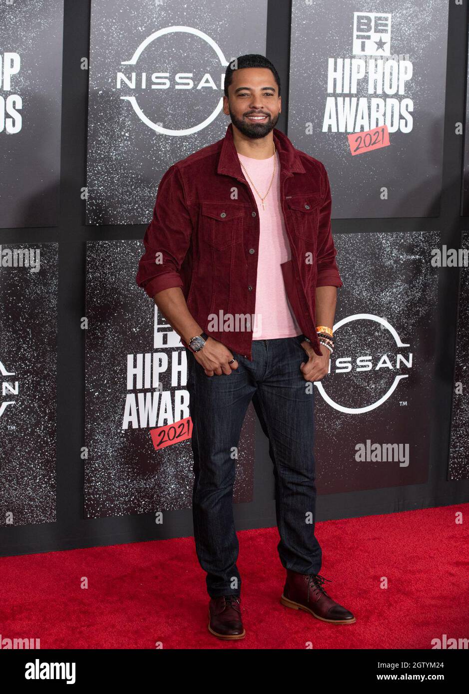 Christian Keyes - Actor/Model on the Red Carpet at the 2021 BET Hip Hop ...
