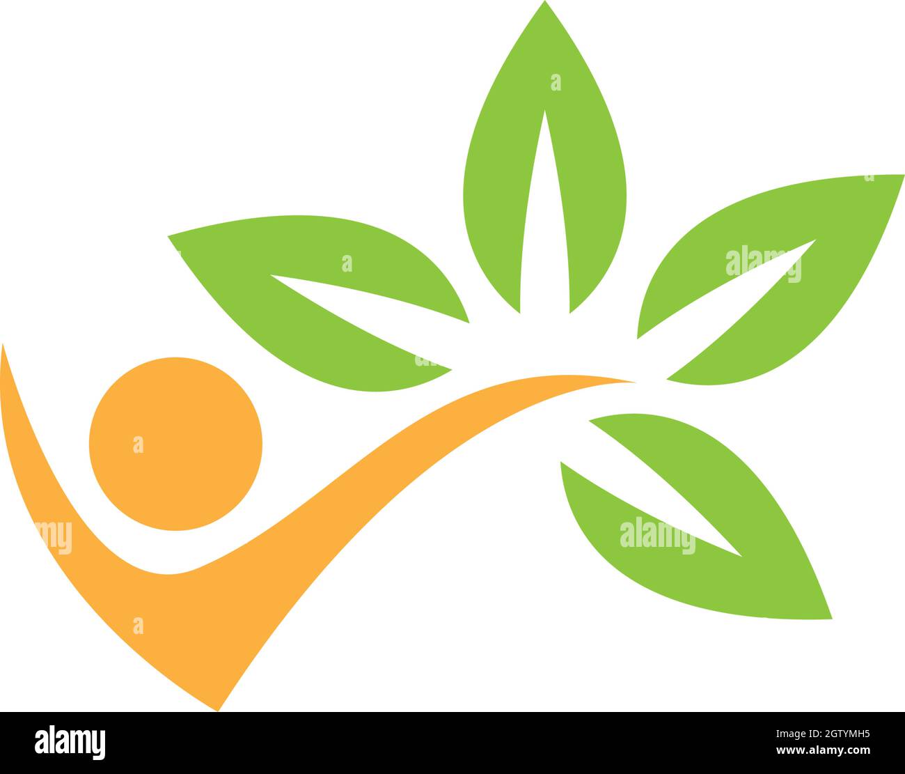 Human character logo sign,Health care logo Stock Vector Image & Art - Alamy