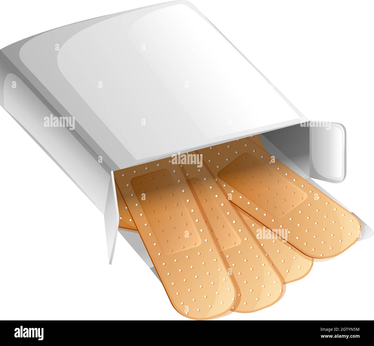 A box of band-aids Stock Vector Image & Art - Alamy