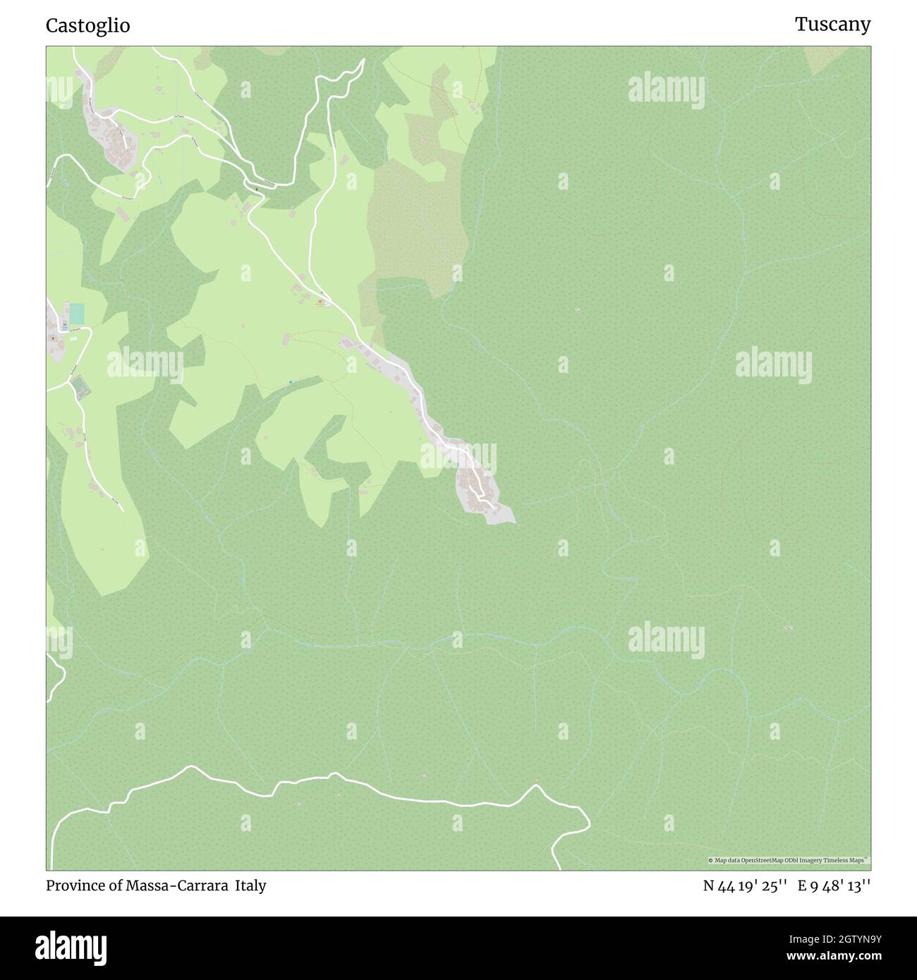 Castoglio, Province of Massa-Carrara, Italy, Tuscany, N 44 19' 25'', E ...