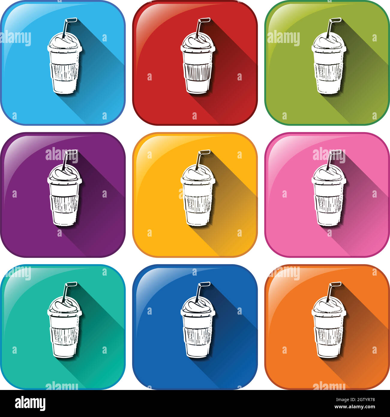 Logos Beverage Stock Vector Images - Alamy