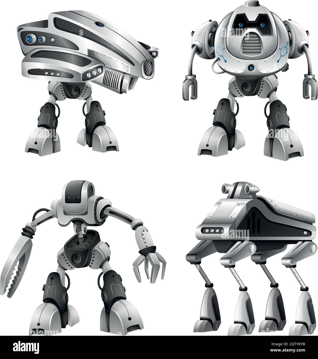 Space robots Stock Vector Images - Alamy