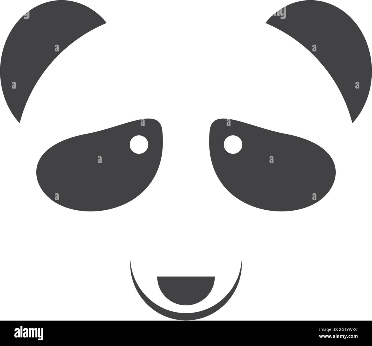 Panda eyes vector vectors hi-res stock photography and images - Alamy