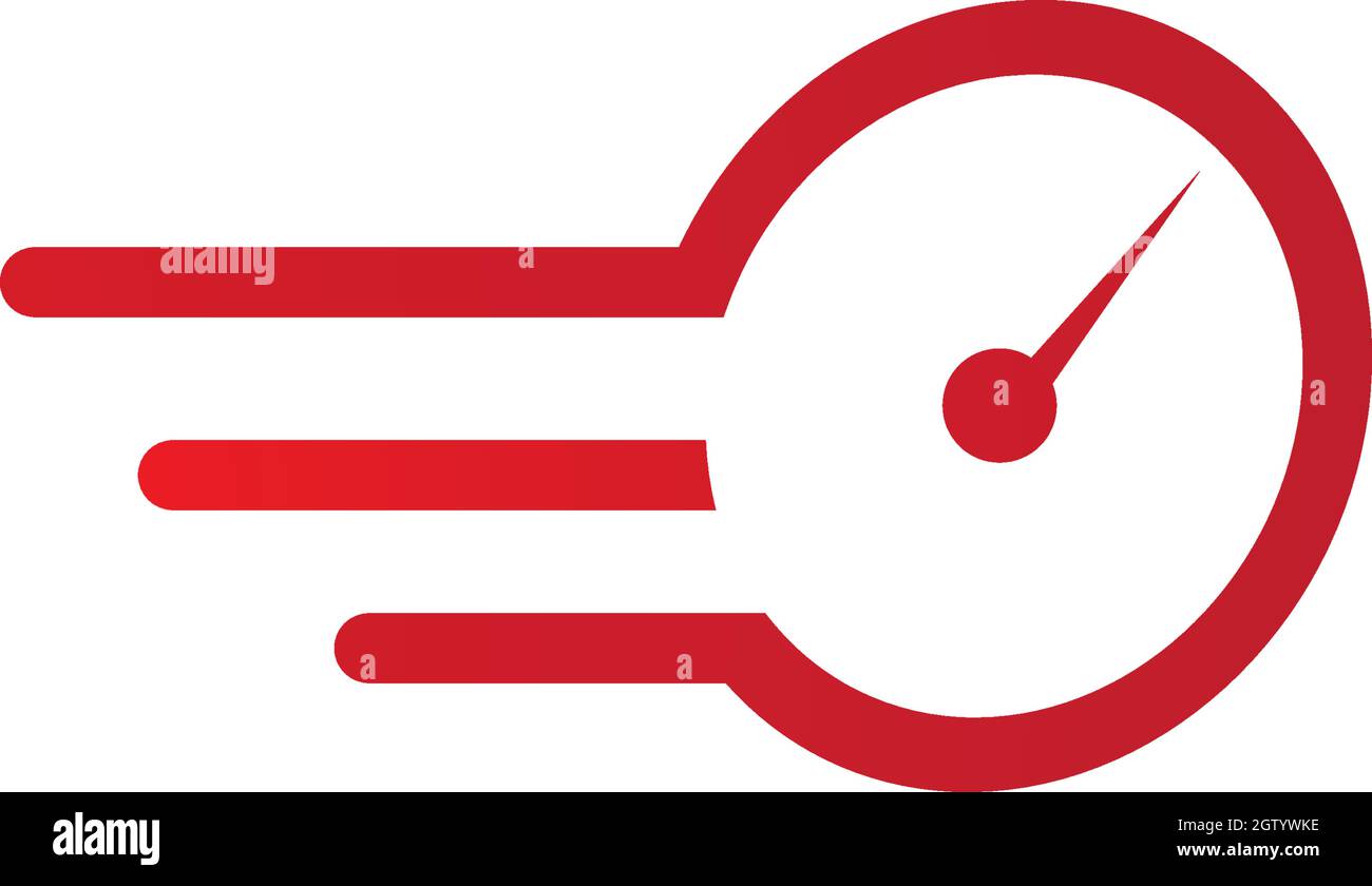 clock faster logo vector template Stock Vector Image & Art - Alamy