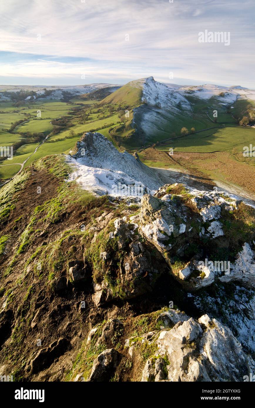 View overlooking Chrome Hill, Buxton, taken from Parkhouse Hill. The ...