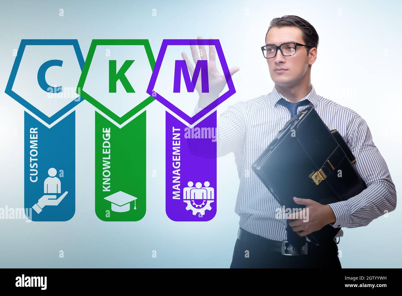 Customer knowledge management (CKM) marketing concept Stock Photo - Alamy