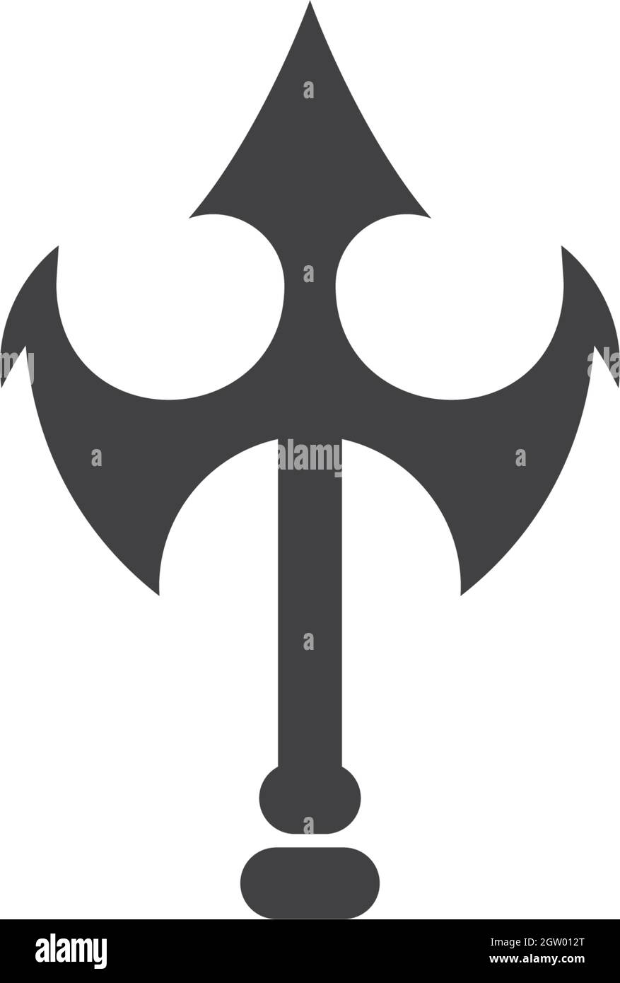 Trident Logo Template vector icon illustration design Stock Vector ...