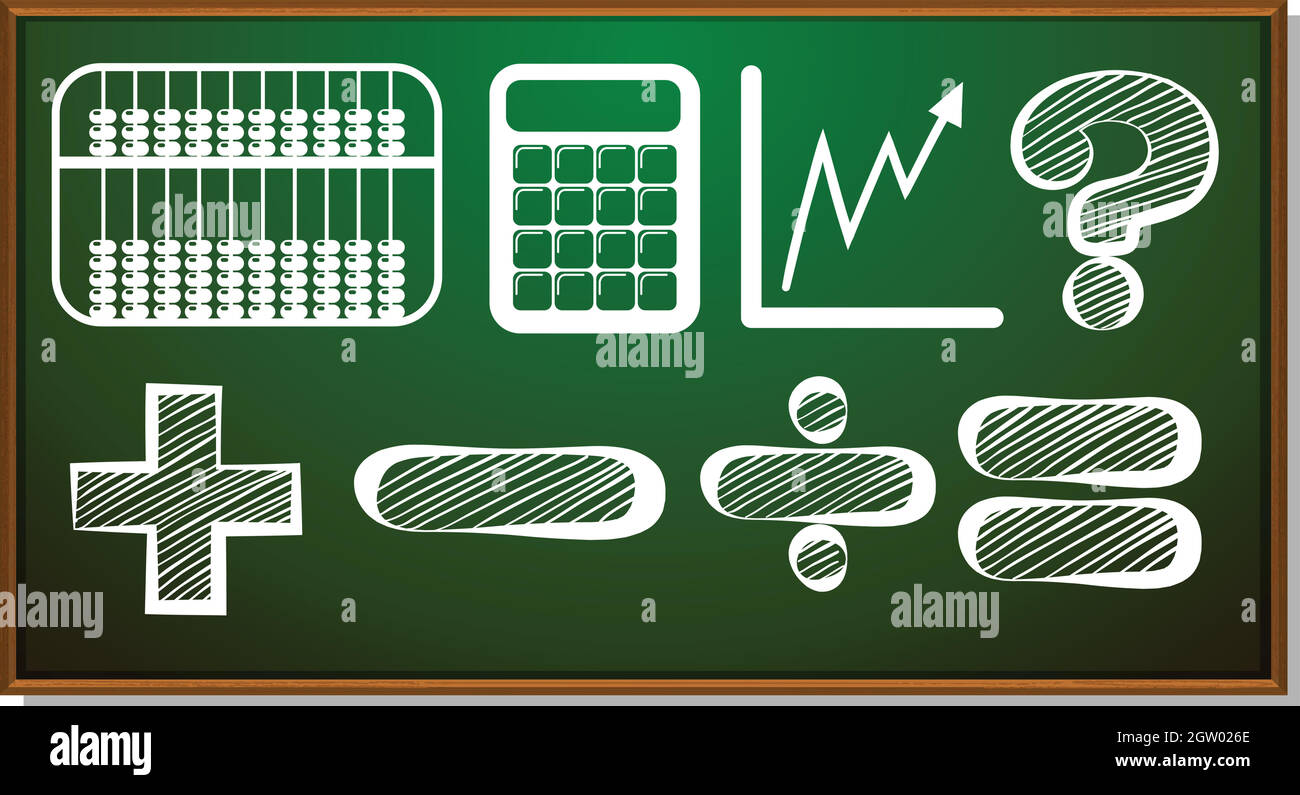 Math symbols hi-res stock photography and images - Alamy