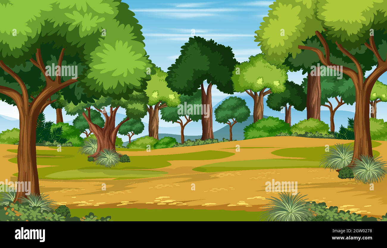 Nature and forest Stock Vector Images - Alamy