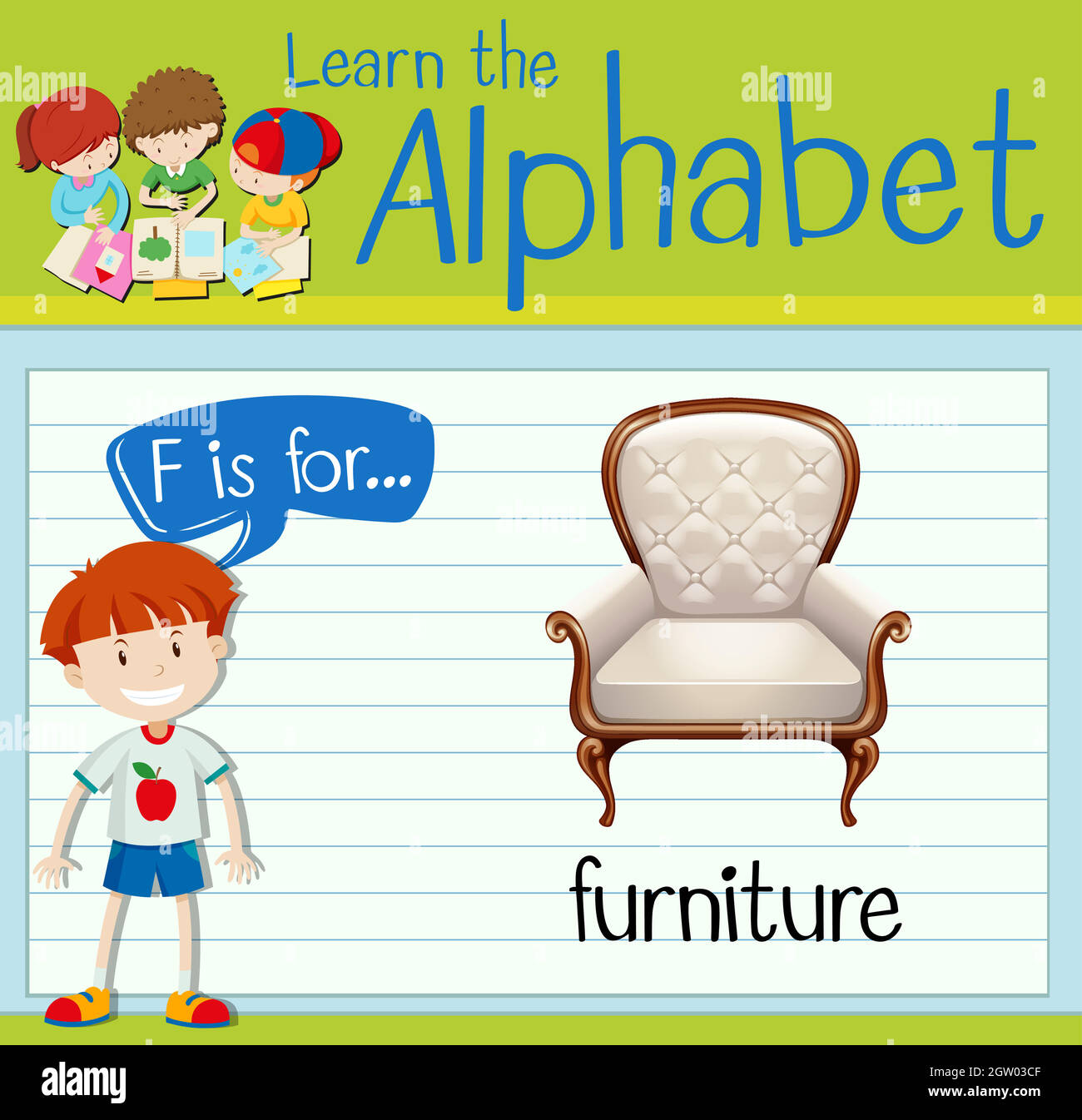 Furniture letters Stock Vector Images - Alamy