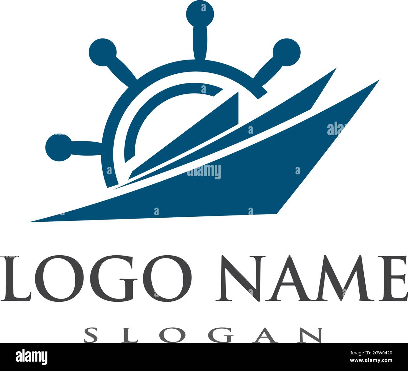 cruise ship Logo Template vector icon design Stock Vector Image & Art ...