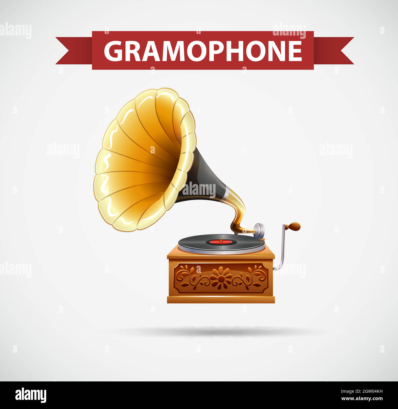 Gramophone logo hi-res stock photography and images - Alamy
