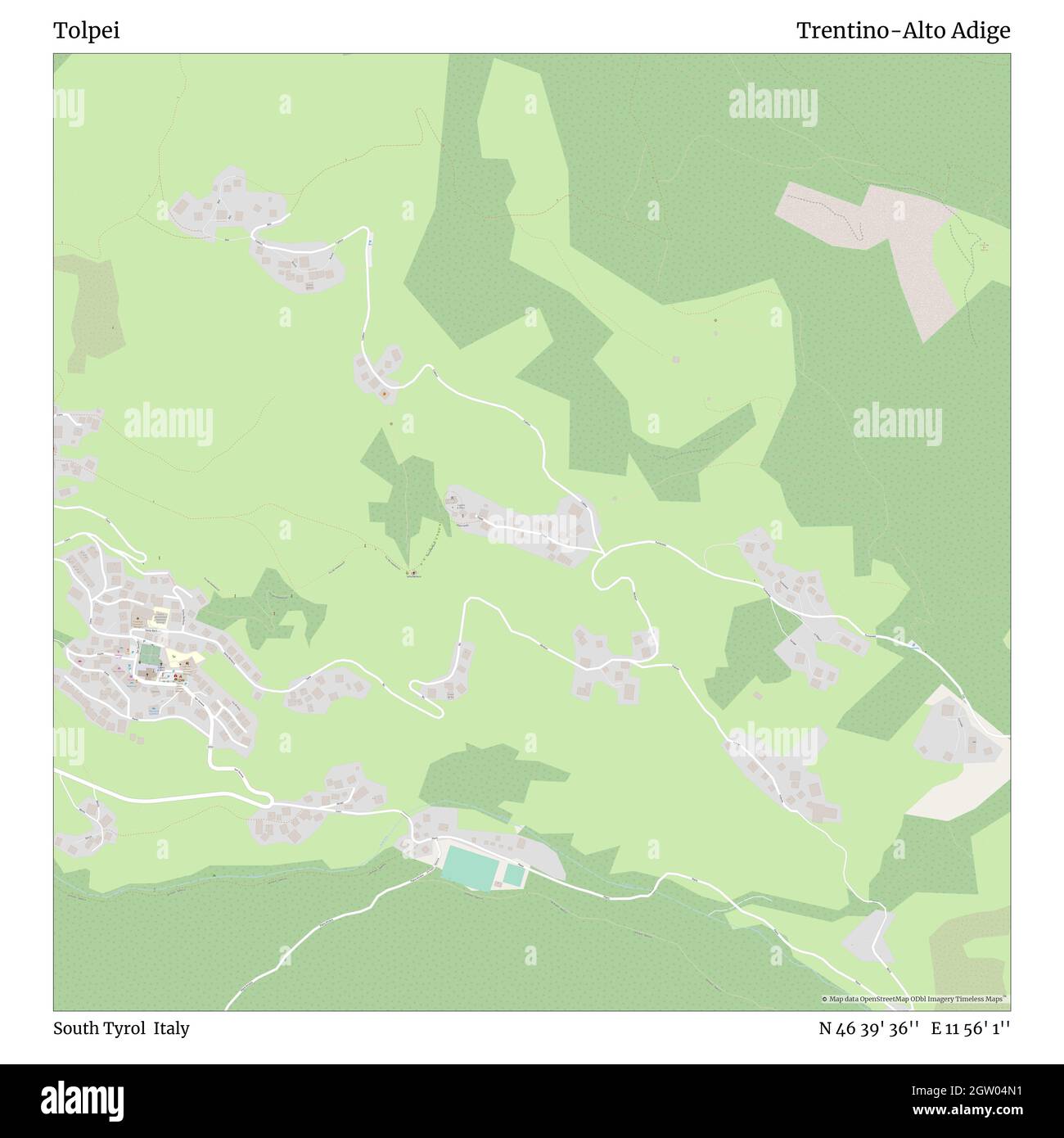 Tolpei, South Tyrol, Italy, Trentino-Alto Adige, N 46 39' 36'', E 11 56 ...