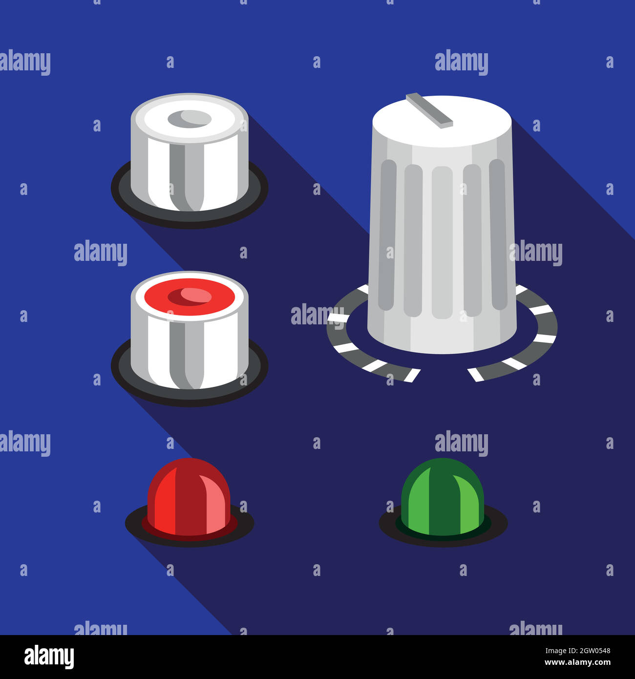 Volume buttons icon, flat style Stock Vector Image & Art - Alamy