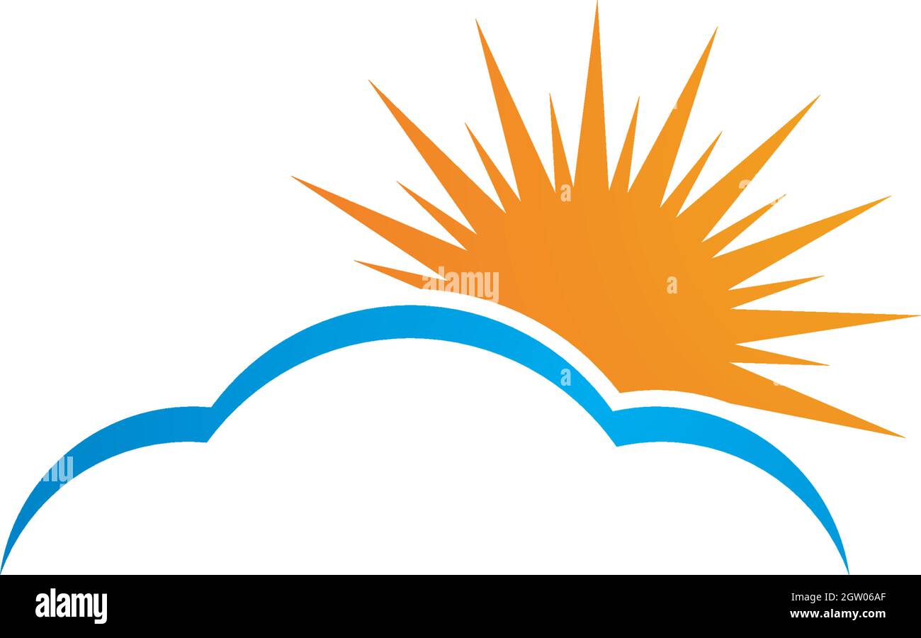 sun ilustration logo vector icon template Stock Vector Image & Art - Alamy