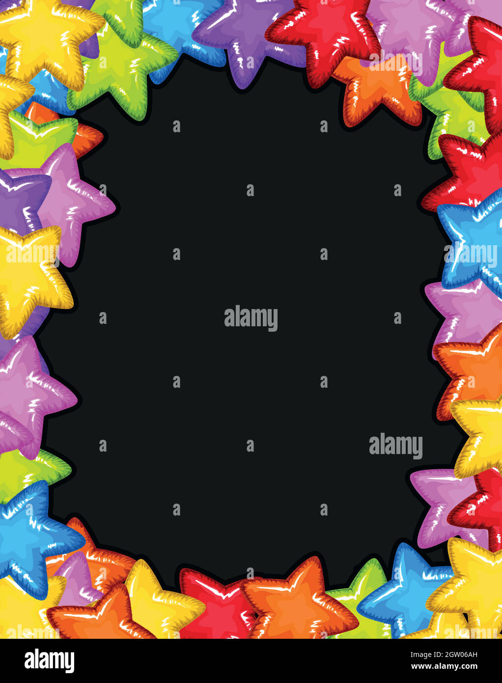 Colourful border abstract Stock Vector Images - Alamy