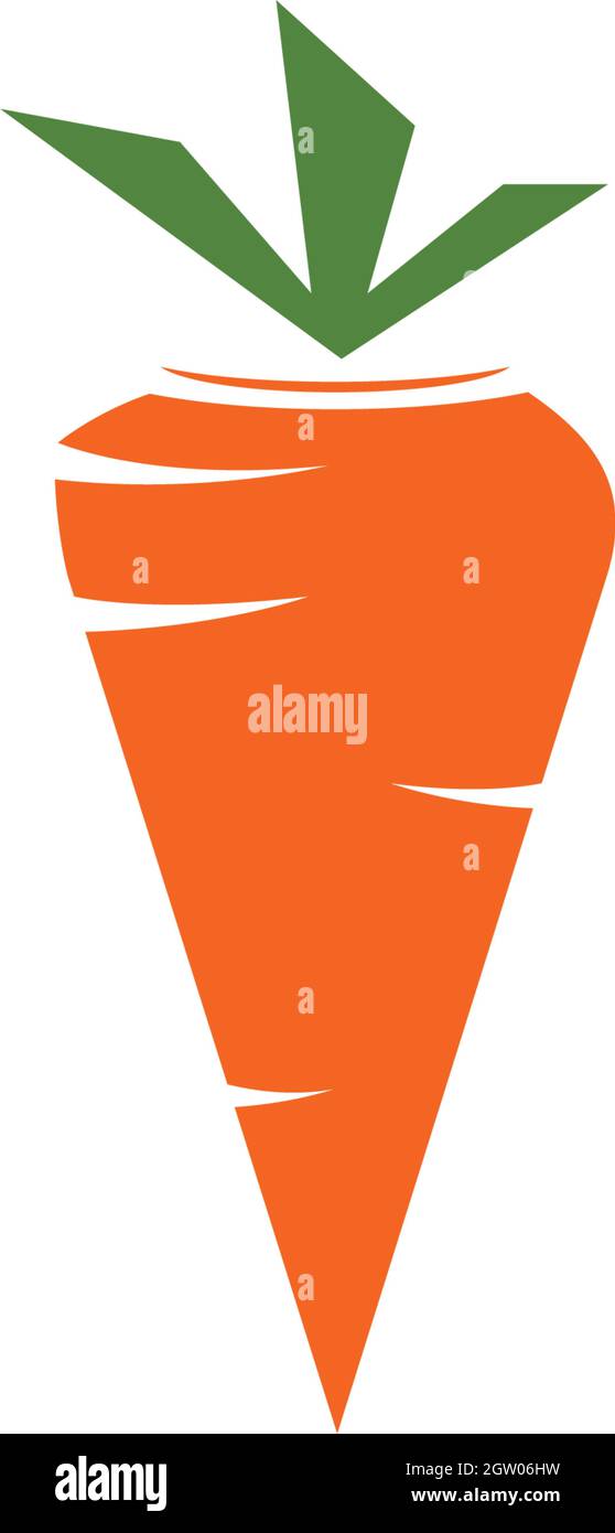 carrot ilustration logo vector template Stock Vector Image & Art - Alamy
