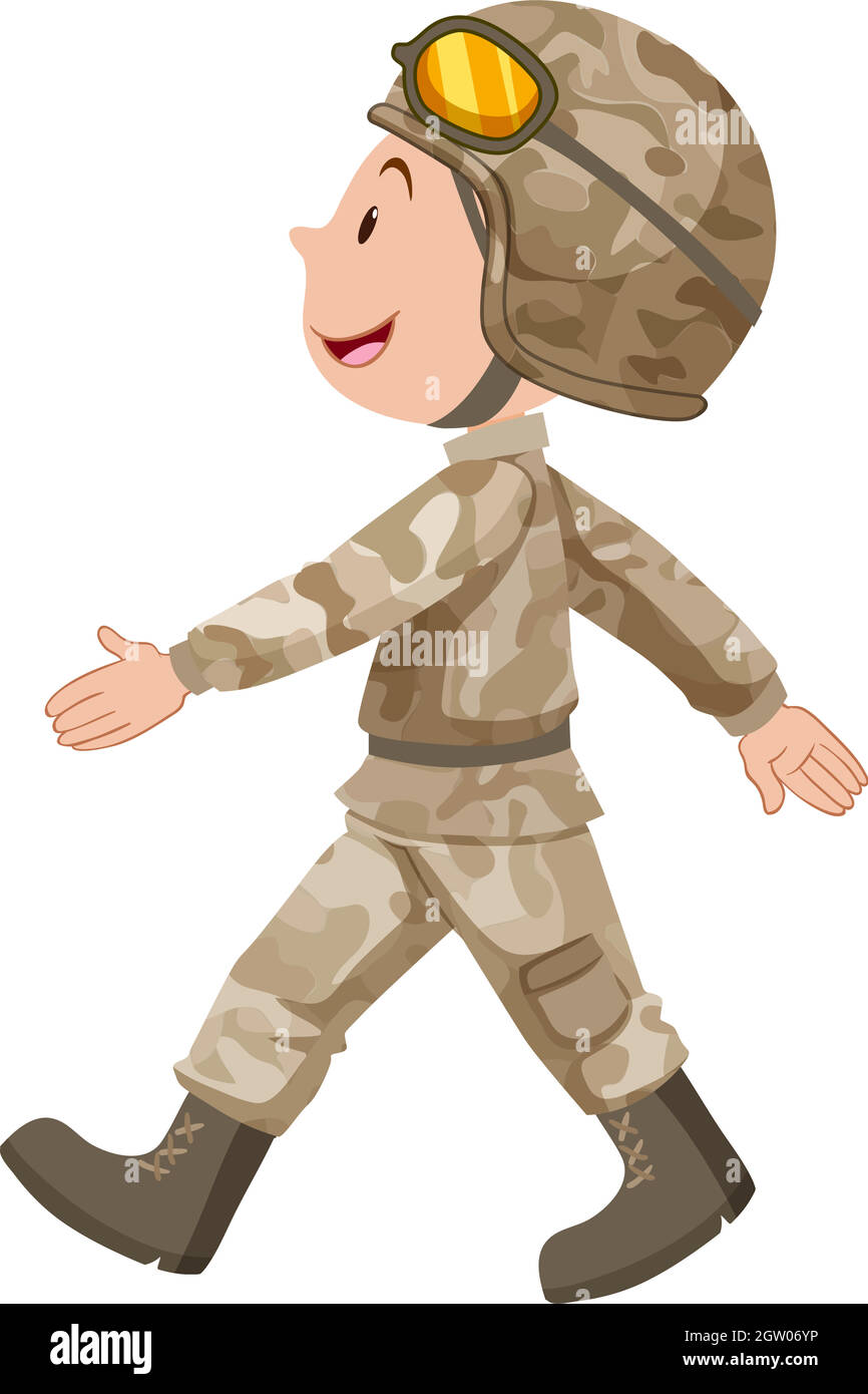 Warrior walking Cut Out Stock Images & Pictures - Alamy