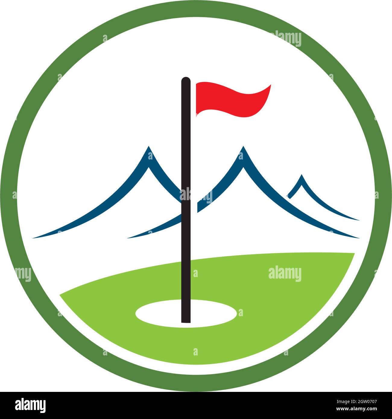 Golf Logo Template vector illustration icon design Stock Vector Image ...