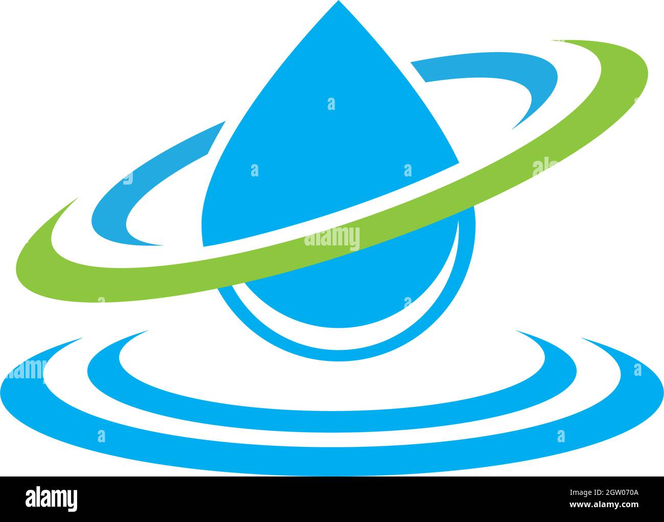 water drop Logo Template vector illustration design Stock Vector Image ...