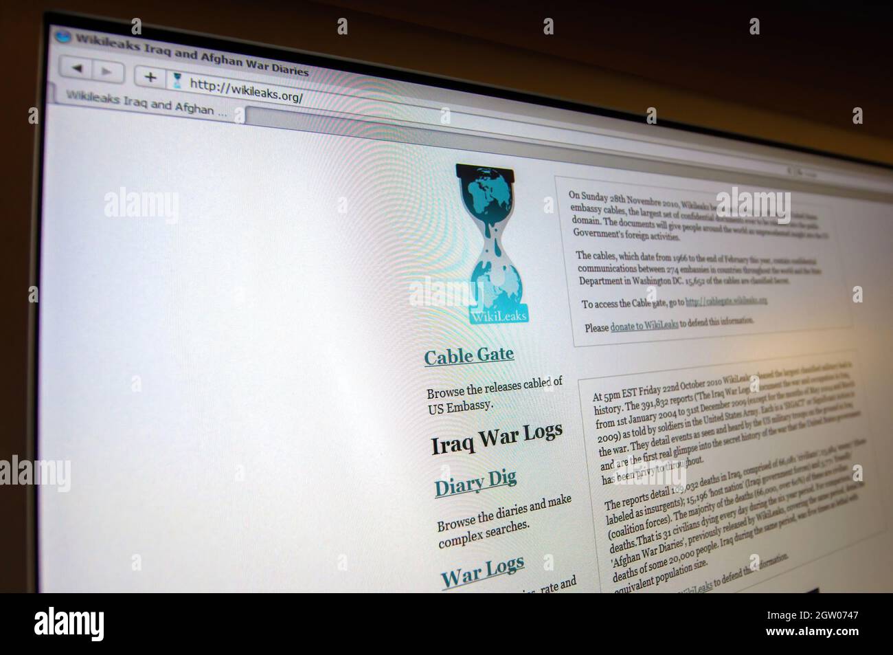 Wikileaks people hi-res stock photography and images - Alamy