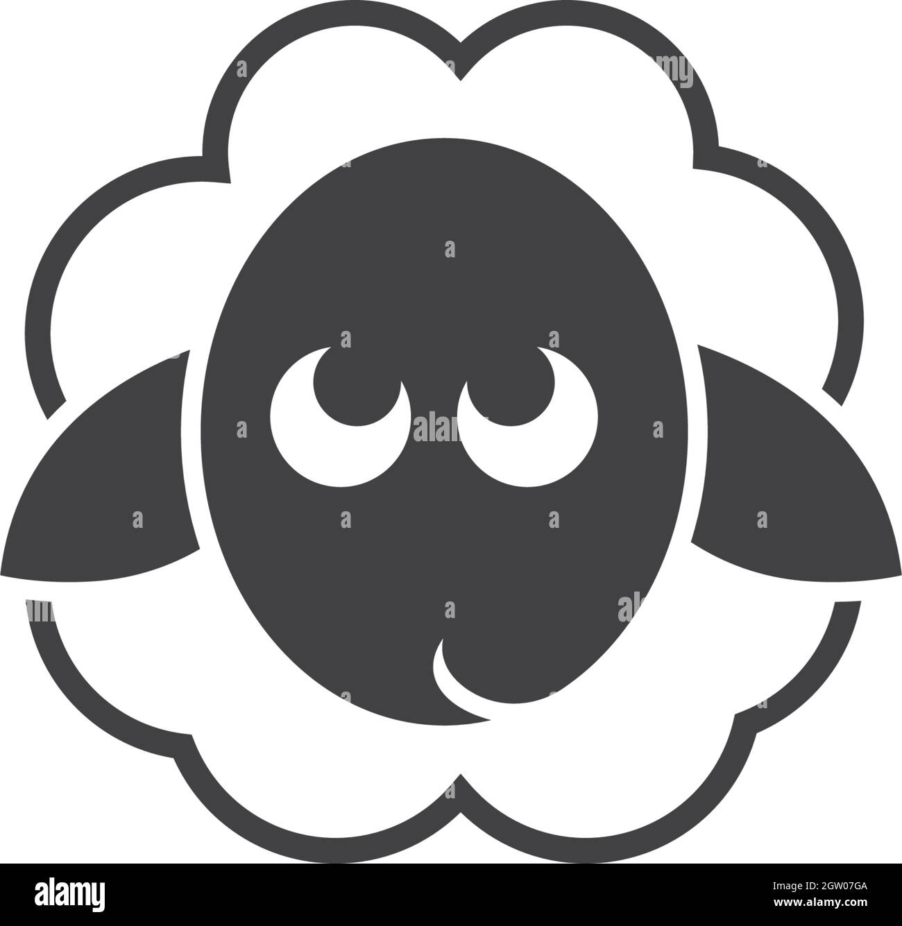 sheep logo vector icon template Stock Vector Image & Art - Alamy