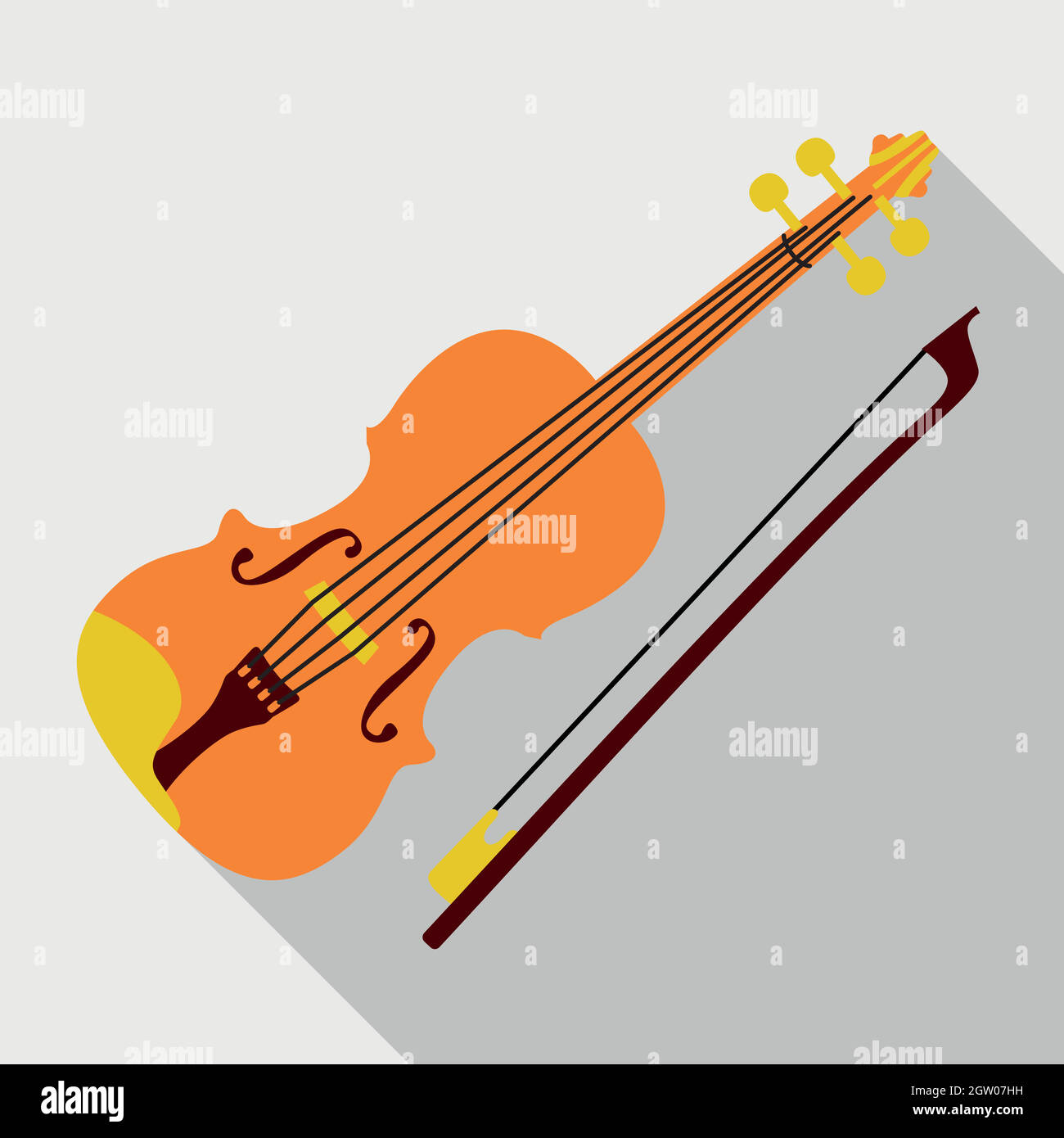 Violin icon hi-res stock photography and images - Alamy