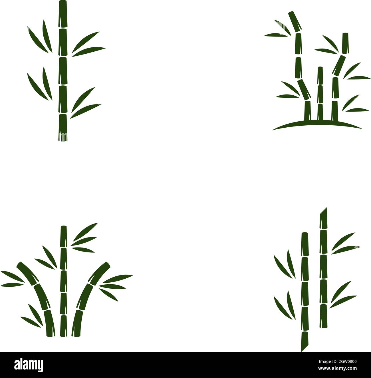 Bamboo leaf Stock Vector Images - Alamy